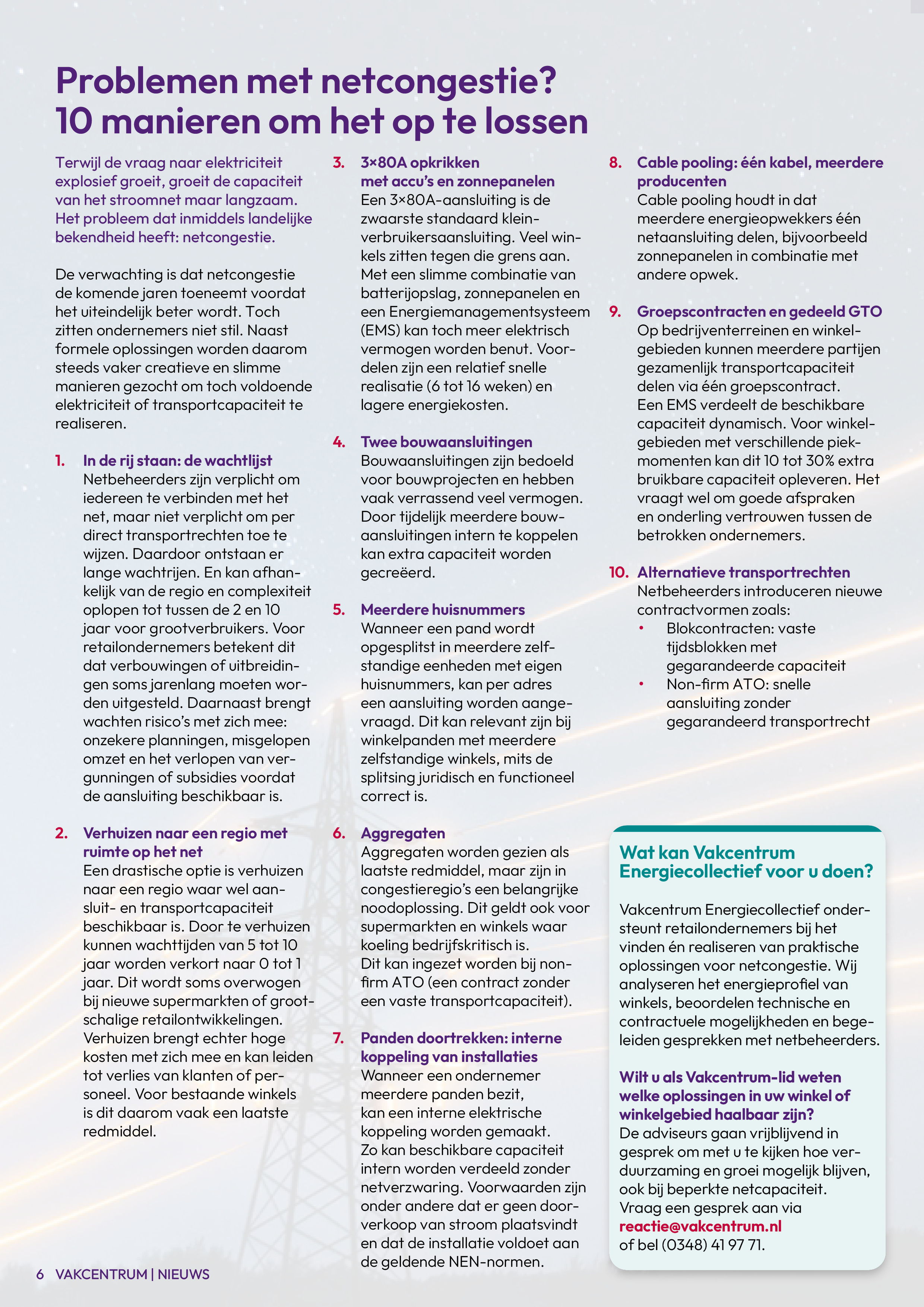 Netcongestie: Vanaf 1 juli 2026 ook kleinverbruikers op de wachtlijst ...